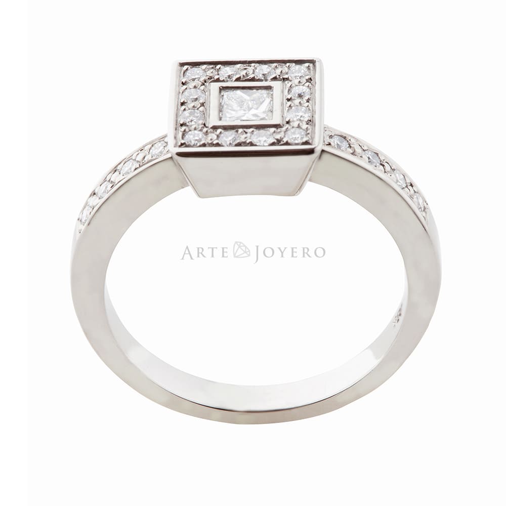 Anillo Fusión Cuadrado | Arte Joyero